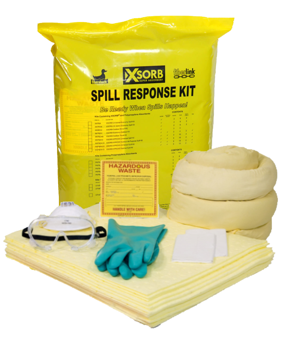 FiberLink® Hazmat Economy Spill Kit - Spill Hero