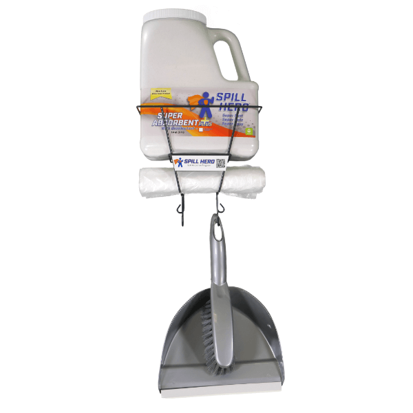 Spill Station with Spill Hero Plus Encapsulator and Absorbent - Spill Hero